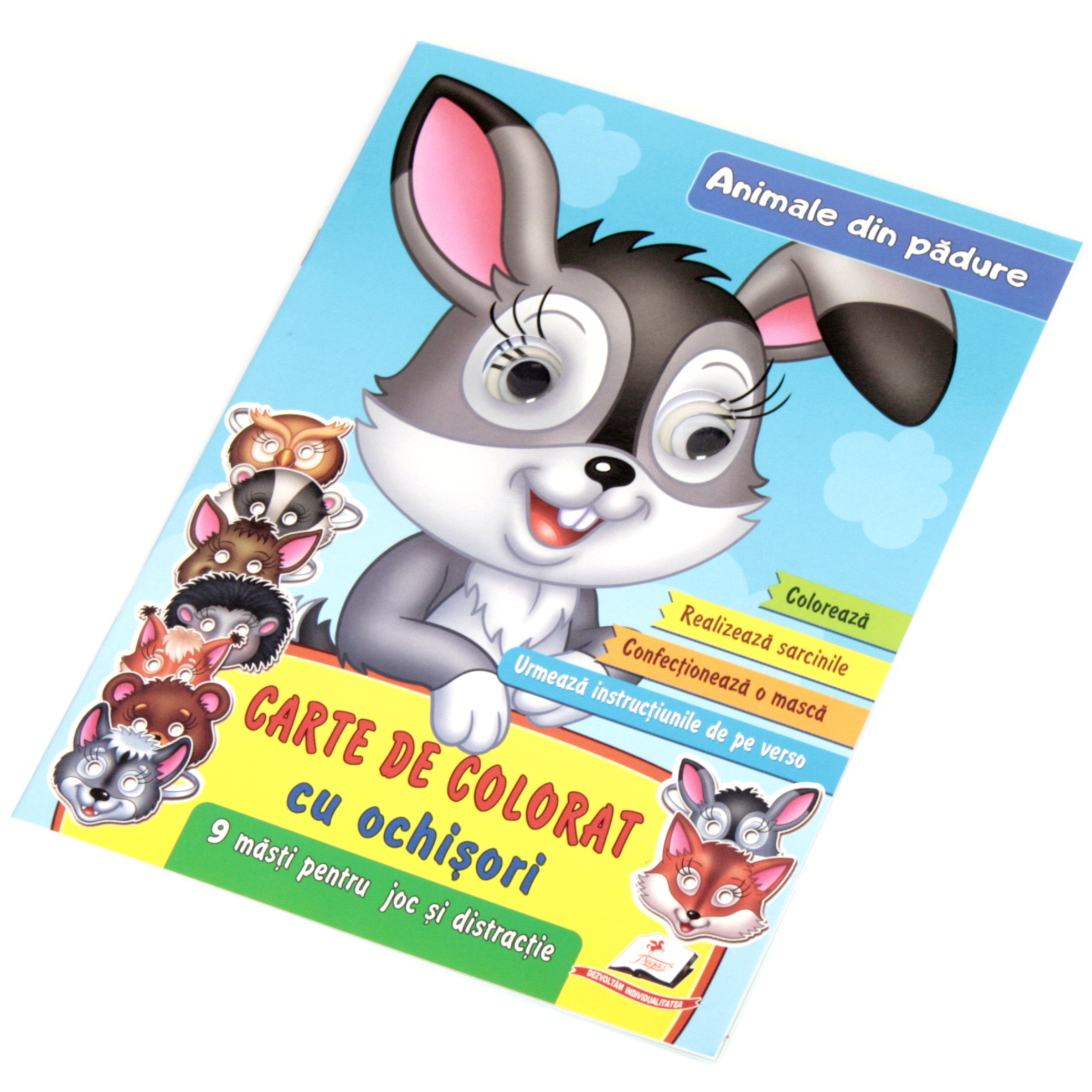 Carte de colorat Ochisori Animale din padure - Cumpără în Chișinău ...